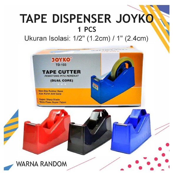 Jual TAPE DISPENSER / TEMPAT ISOLASI SOLATIP JOYKO TD 103 | Shopee ...