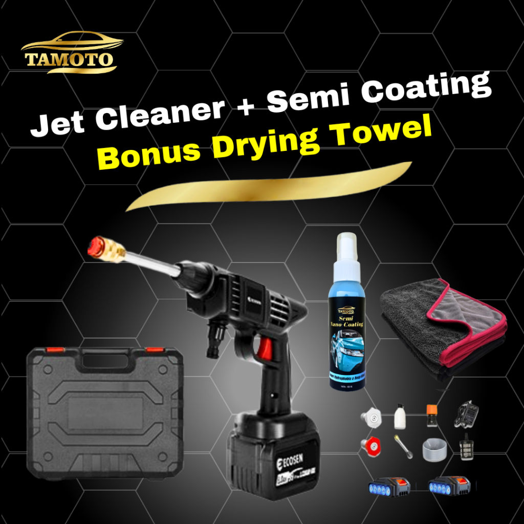 Jual Jet Cleaner alat mesin cuci mobil motor baterai cordless tekanan ...