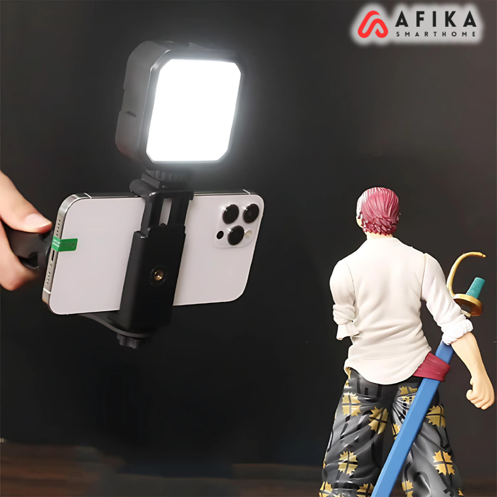 Jual Lampu LED Video Light Smartphone Rechargeable 6500K | Shopee Indonesia