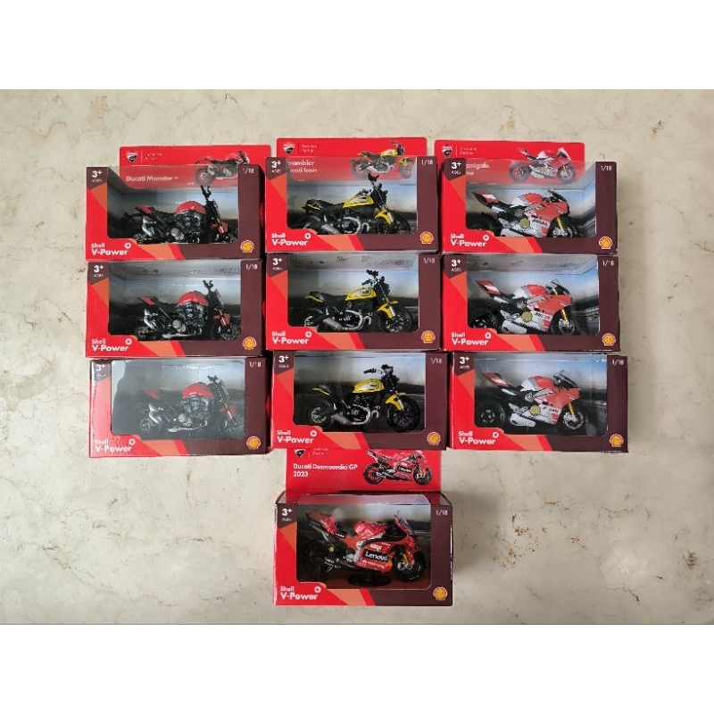 Jual Motor Balap Diecast Shell Ducati Panigale V4 S Corse Sheel Mainan ...