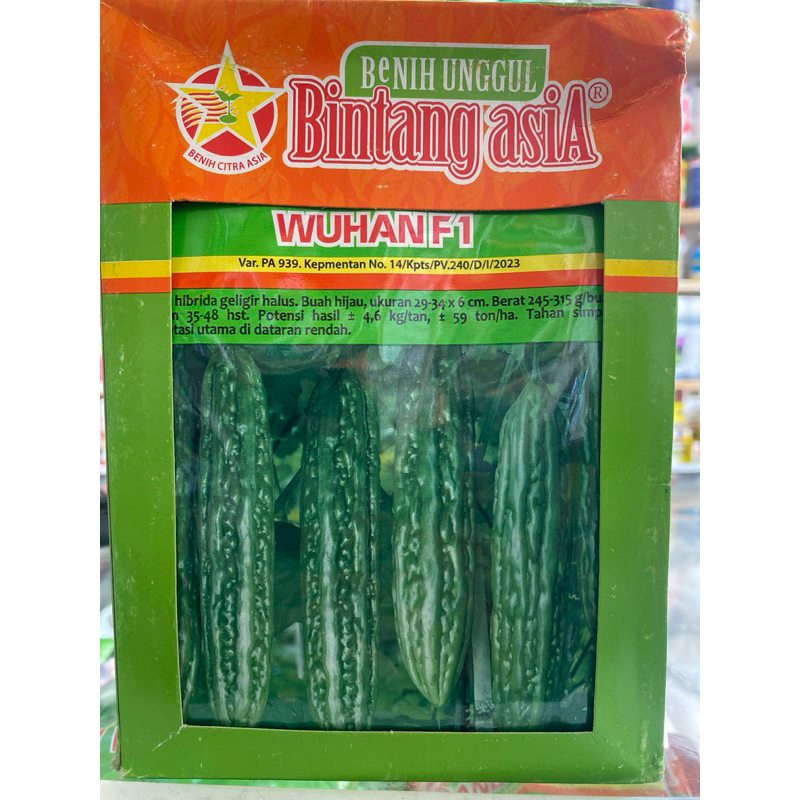 Jual BENIh BIBIT PARE WUHAN F1 10gram bintang asia kemasan asli ...