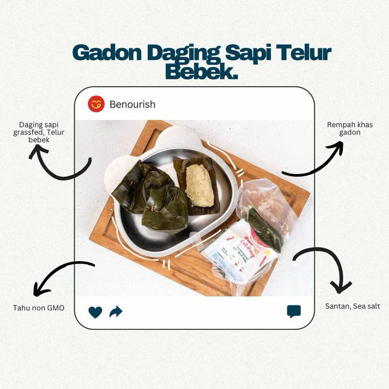 Jual MPASI Tradisional Sehat Berbalut Daun Pisang (Gadon, pepes, tum ...