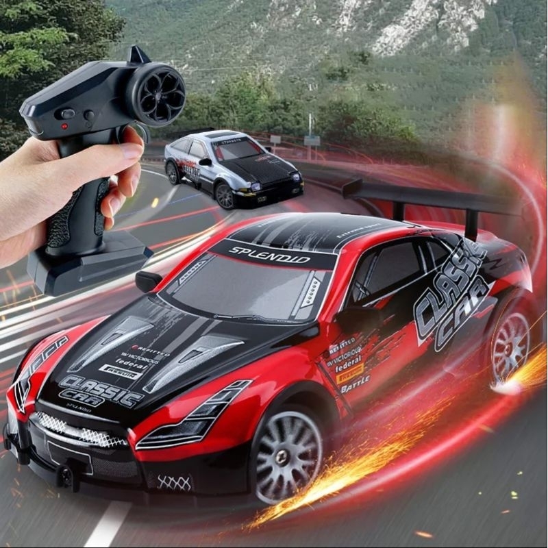 Jual Mainan Mobil Balap Drift Remote Control 4WD - RC Fierce Car Racing ...