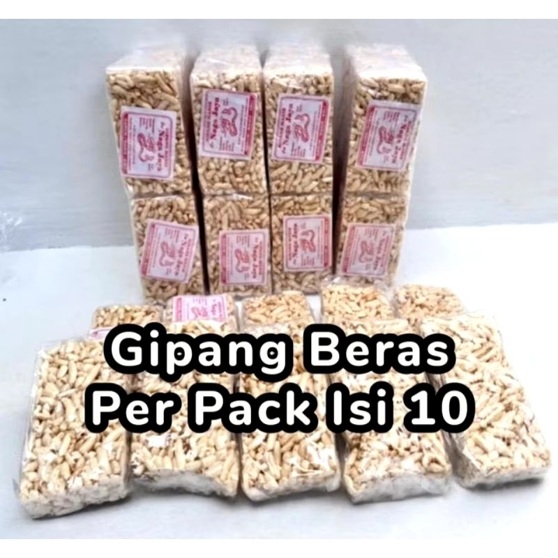 Jual GIPANG BERAS ISI 10pcs | JIPANG manis | GIPANG MAKANAN JADUL ...