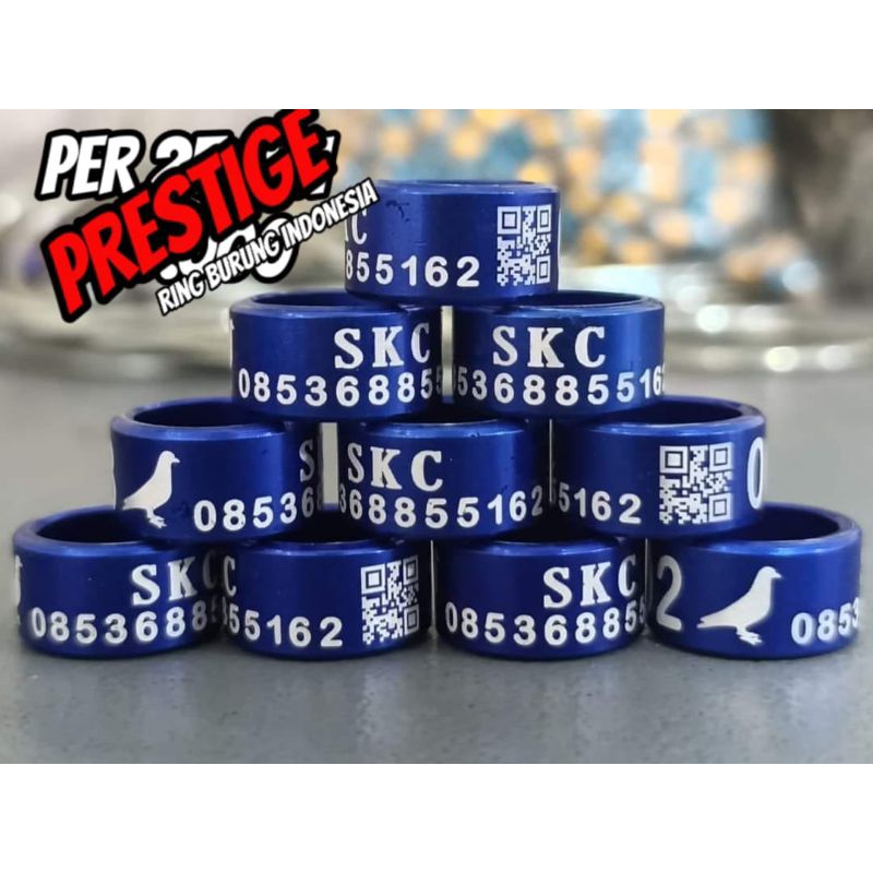 Jual RING MERPATI DEWASA MODEL LASER BARCODE BISA CUSTOM NAMA,NO HP,DLL ...