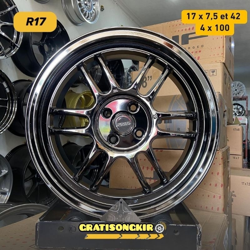 Jual velg mobil ring 17 ENKEI RPF1 SSW ORIGINAL THAILAND LEBAR 7,5 velg mobil racing R17 velg ...