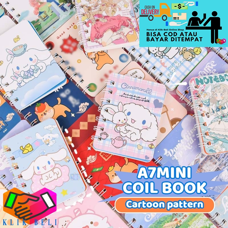 Jual Notebook Sanrio A7 Renceng Catatan Buku Memo Ring Diary Agenda ...