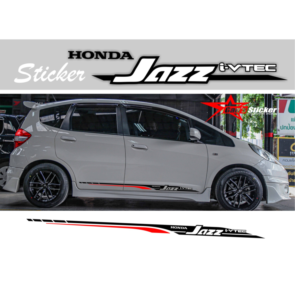 Jual STICKER VARIASI HONDA JAZZ AKSEORIS HONDA JAZZ GE8 | Shopee Indonesia