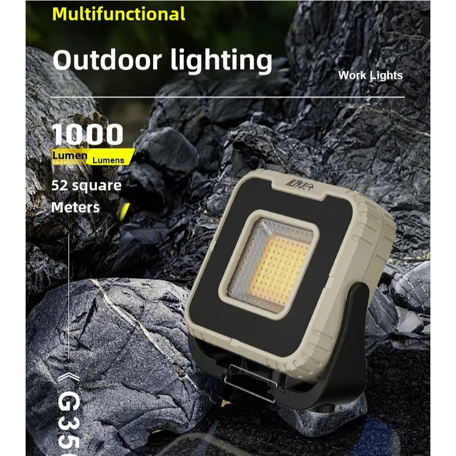 Jual Senter Worklight G350 Magnet Rechargeable Powerbank | Shopee Indonesia