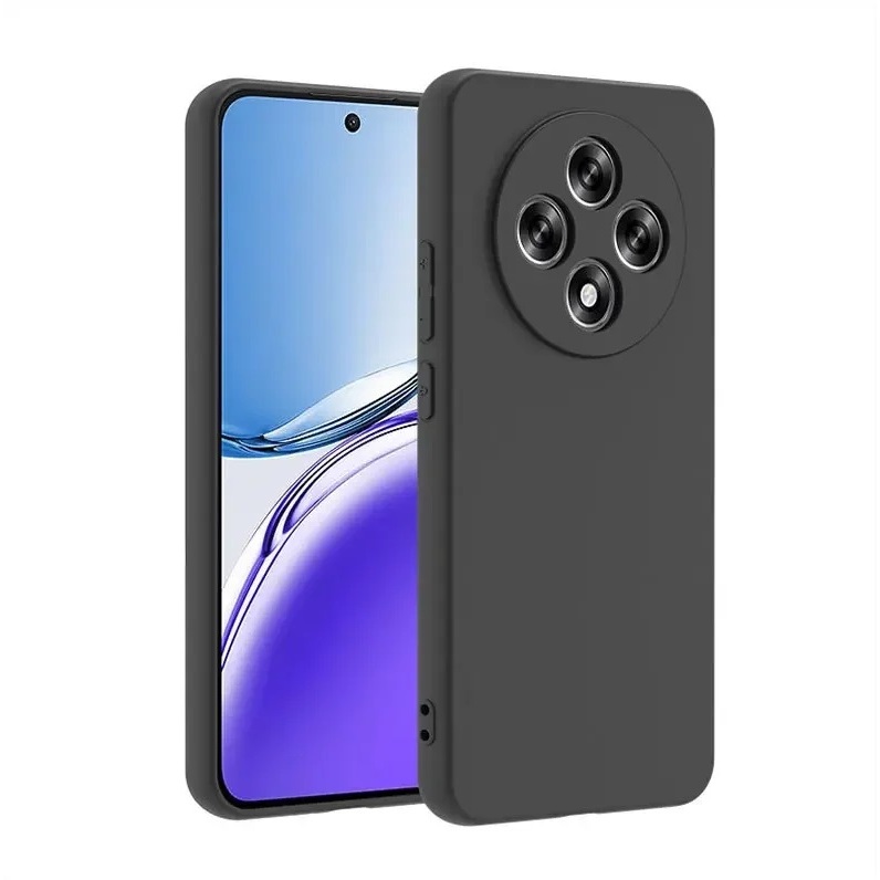 Jual Case Oppo Reno 12F 4G / 5G Softcase BLACK MATTE CAMERA PROTECTION ...