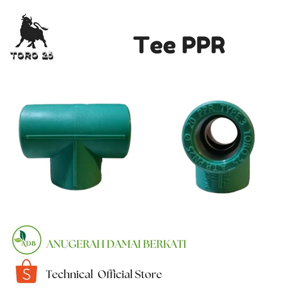 Jual TEE PPR Merk TORO 25 Made in Italy | Shopee Indonesia