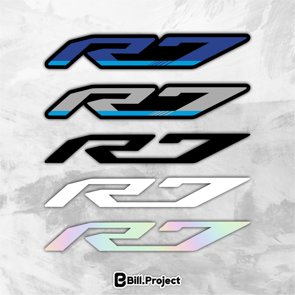 Jual Sticker Vinyl & Cutting Yamaha R7 (14.500) + Packing (2.500 ...