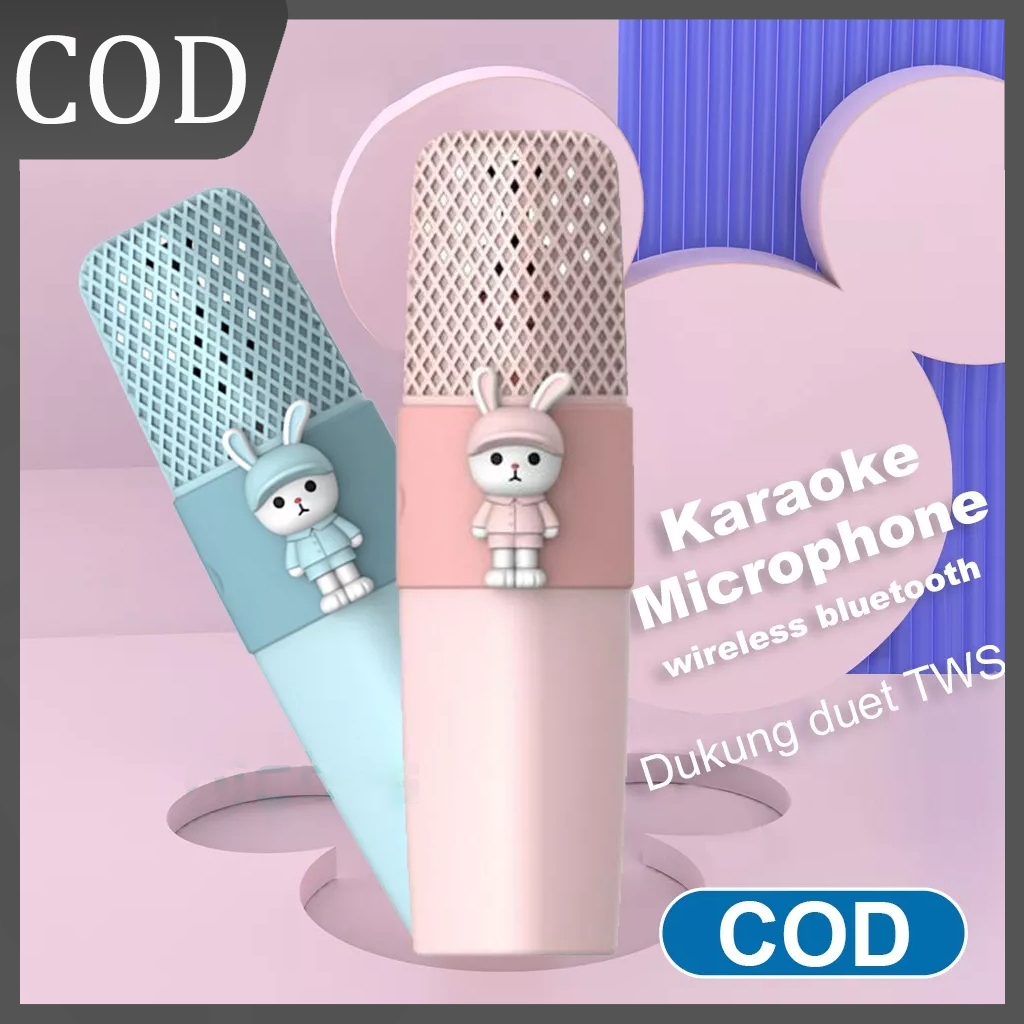 Jual Mic nirkabel Bluetooth dengan speaker dan mikrofon untuk anak-anak ...