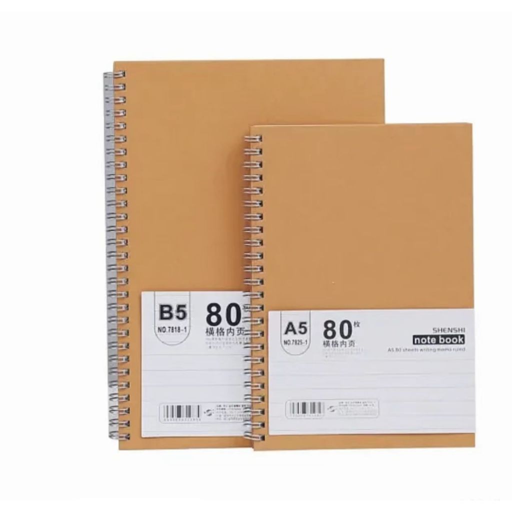 Jual Buku Agenda A5 Buku Spiral Notebook B5 Spiral Garis dan Polos ...