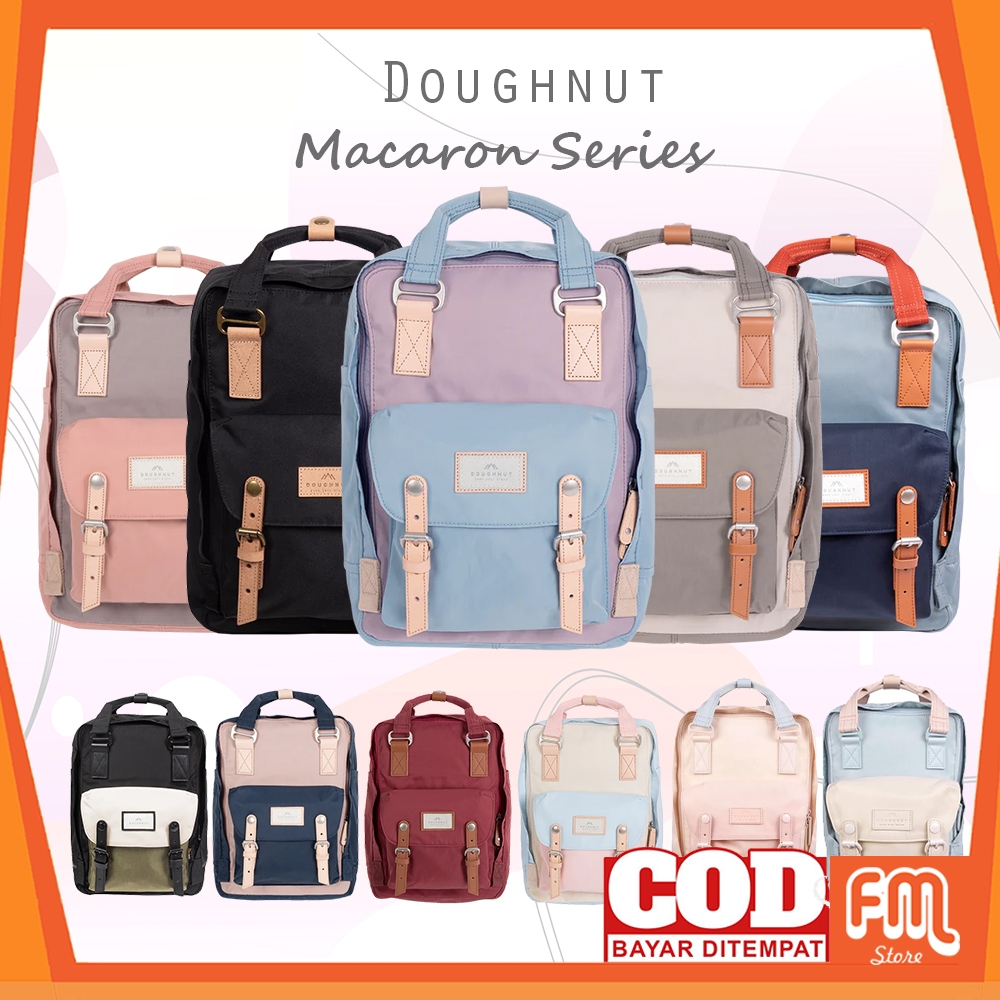 Jual TAS RANSEL DOUGHNUT Maccaron STANDARD LARGE OEM / TBACKPACK ...