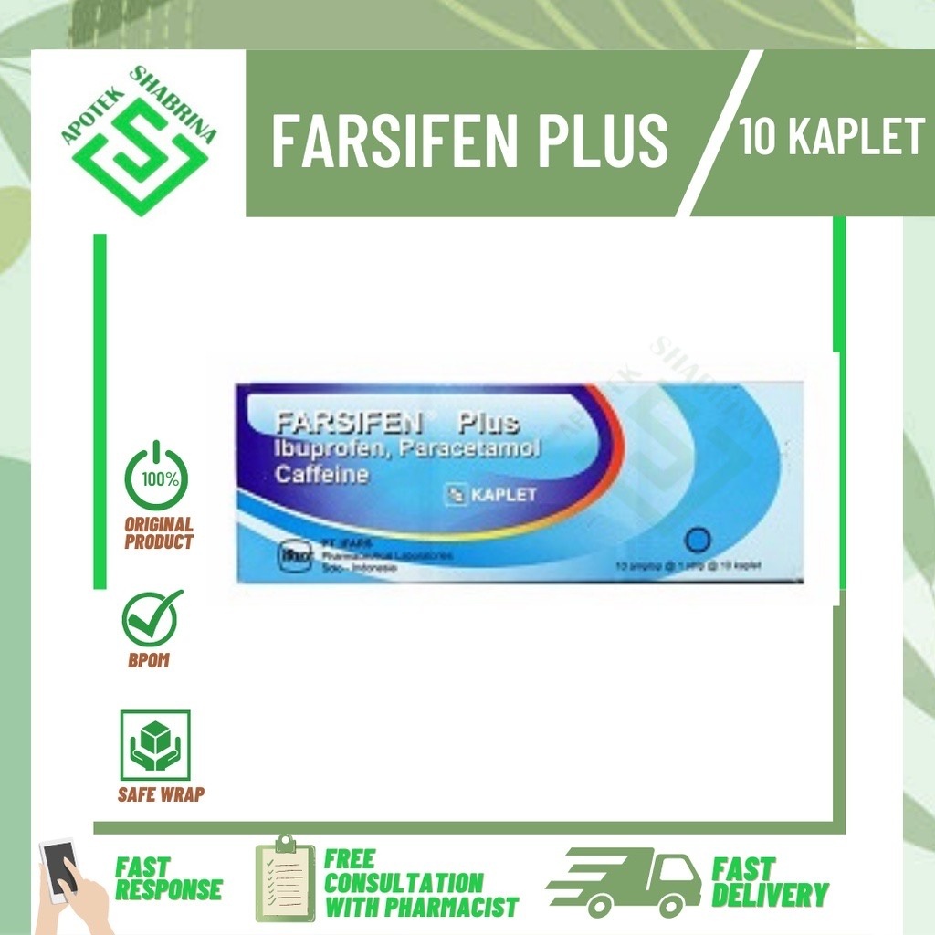 Jual Farsifen Plus / IBUPROFEN obat nyeri sakit kepala demam | Shopee ...