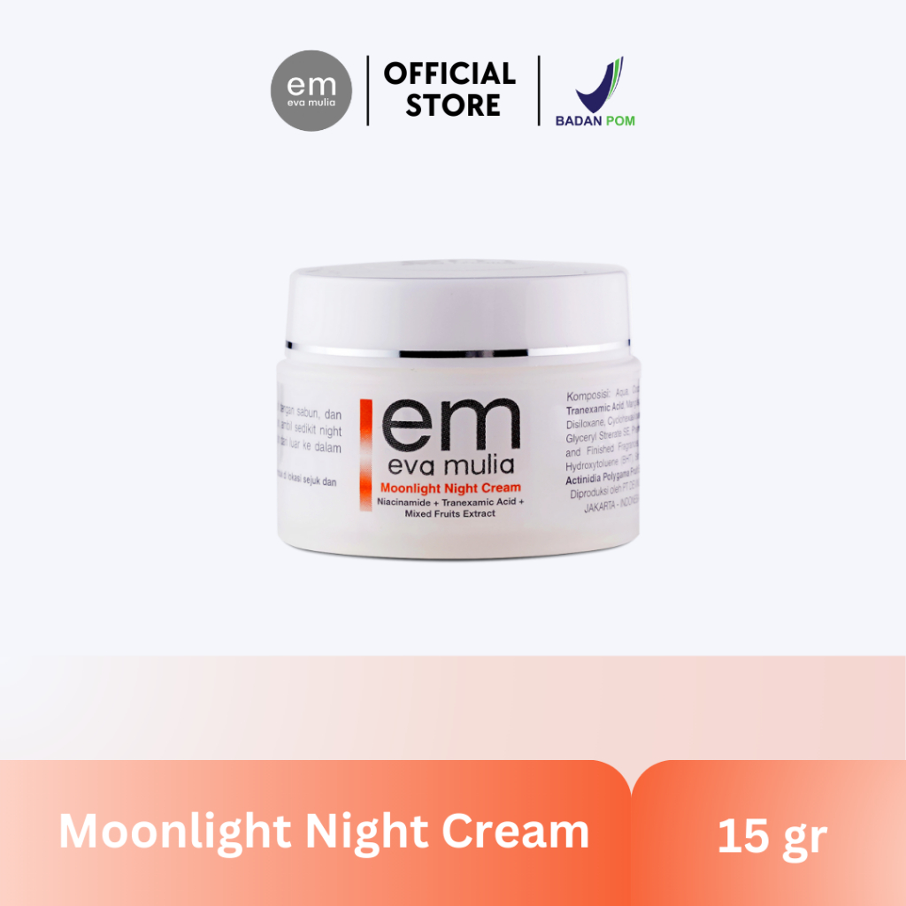 Jual Eva Mulia Moonlight Night Cream 15gr - Dapatkan Kulit Wajah Sehat ...