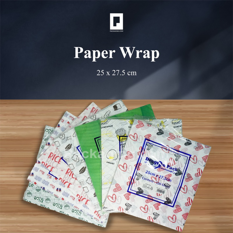 Jual Kertas Nasi Motif/Paper MG motif/Kertas Kfc | Shopee Indonesia