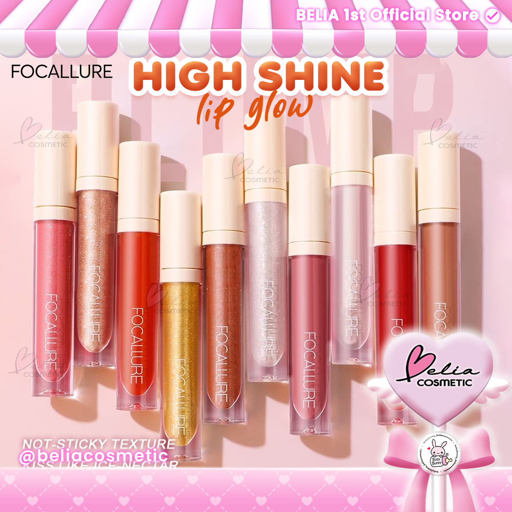Jual BELIA FOCALLURE Plump High Shine Lip Glow FA153 | Plumpmax | Lipgloss Lip Gloss | Lip ...