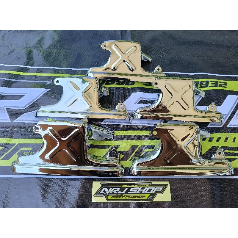 Jual Cover radiator Vario 125/150 & PCX 150 chrome original honda ...