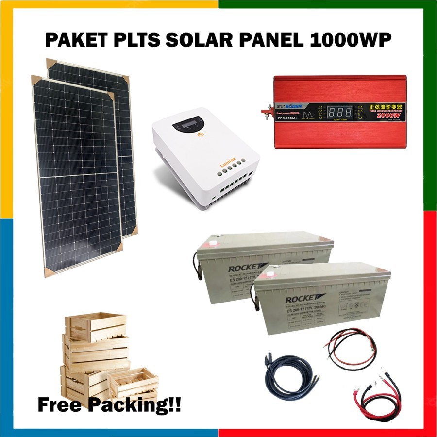 Jual Paket Solar Panel 1000WP 4800Watt | Shopee Indonesia