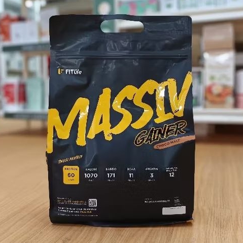 Jual [PROMO!] Fitlife Massiv Mass Gainer 5 lbs New MASS PRO Mpro 5lbs ...