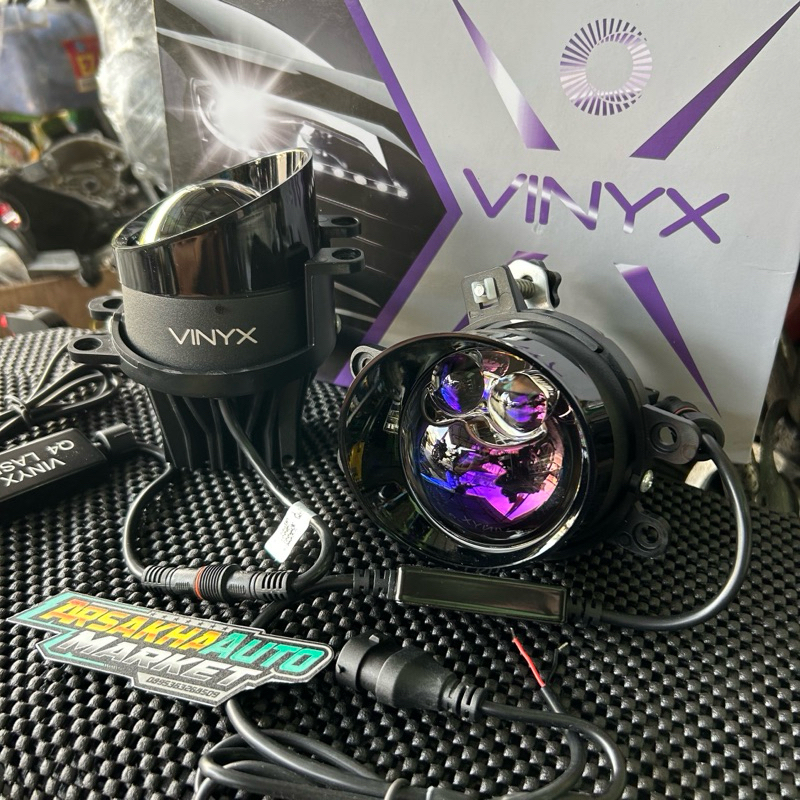 Jual Foglamp Projector Vinyx Q4 Laser LED Projie Lampu Kabut Mobil 3 ...