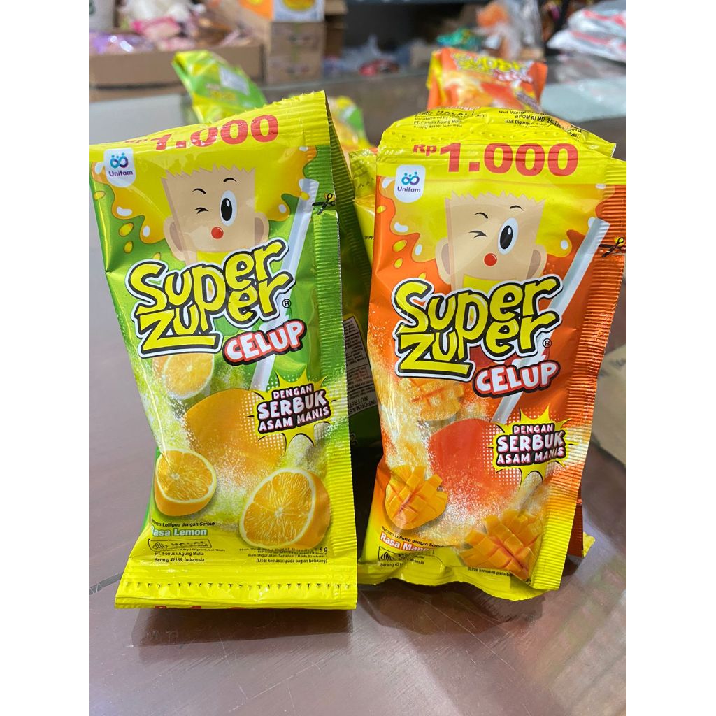 Jual Permen Jadul Super Zuper Celup Tangkai 1 Renceng 10 Pcs | Shopee ...