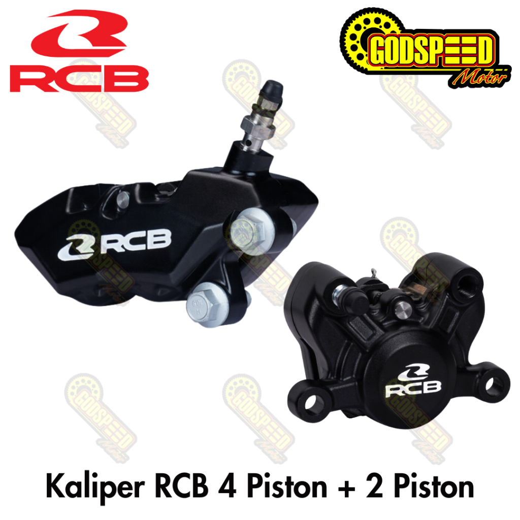 Jual KALIPER RCB R1 R55 4 PISTON 2 PISTON 1 PIN AXIAL XMAX R25 MT25 GSX ...