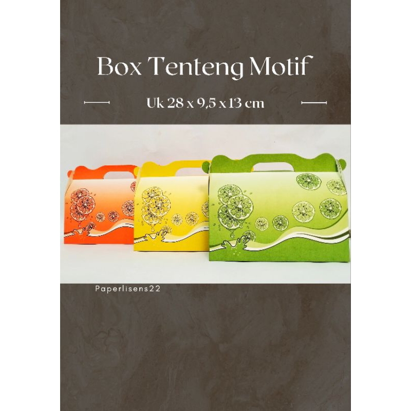 Jual Box Tenteng Motif / Box Tenteng Snack / Box tenteng baru / Box ...
