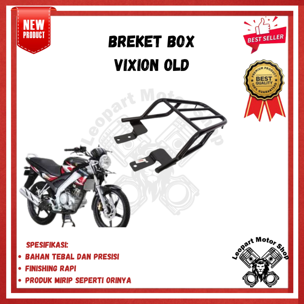 Jual Brecket box begel hollow box behel Yamaha Vixion old hitam tebal ...