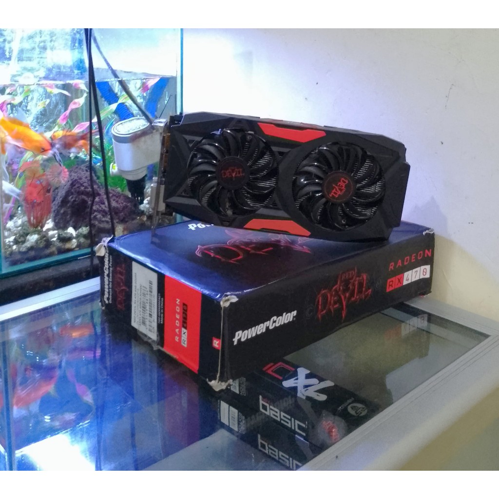 Jual VGA Red Devil RX 470 4GB 256bit DDR5 Fullset sangat OK | Shopee ...