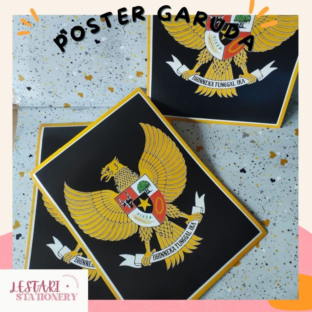 Jual Poster Burung Garuda 25x33| Poster Gambar Garuda | Lestari ...
