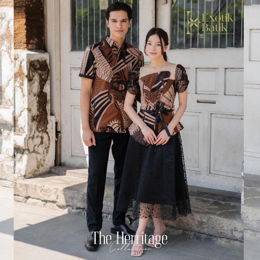 Jual Diandra Batik Couple Family set / Batik pesta /Batik Kondangan ...