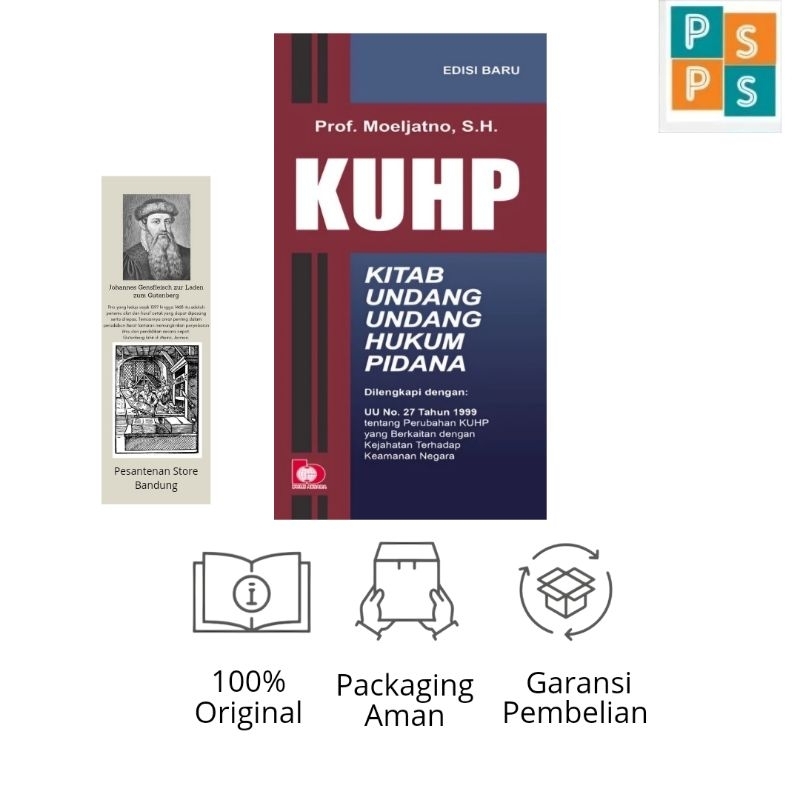 Jual Buku KUHP Edisi Revisi - Kitab Undang-Undang Hukum Pidana Edisi Revisi - Moeljatno - BA24 ...