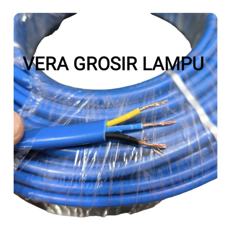 Jual Kabel pompa satelit submersible 3x1.5 50 yard / Kabel serabut 3x1 ...
