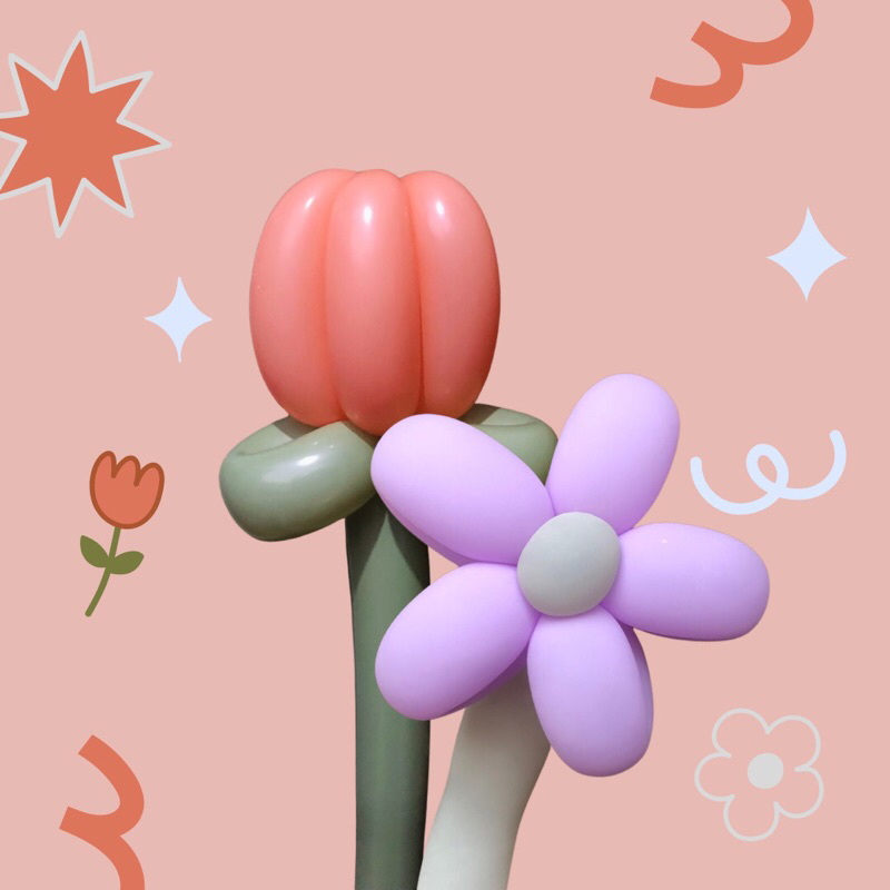 Jual BUKET BUNGA BALON BOUQUET BALON BUCKET FLOWERS BALLON Tangkai ...