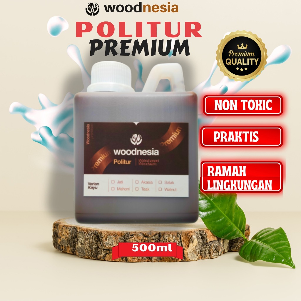 Jual Politur Plitur Kayu Jati dan Kayu Mahoni Woodnesia Pemium Pelitur ...