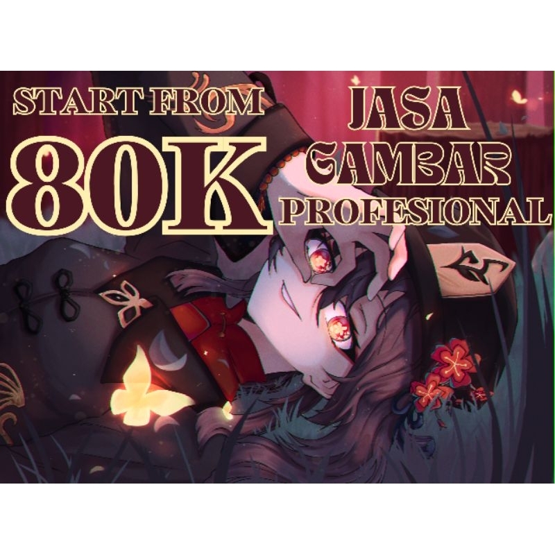 Jual Jasa Gambar Komisi Digital Art Art Commission Anime Shopee Indonesia