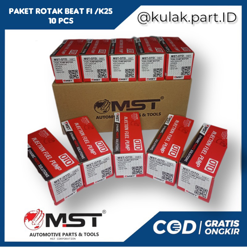 Jual Paket Rotak k25 MST Otopart Rotak Beat Vario 125 Scoopy fi Esp ...