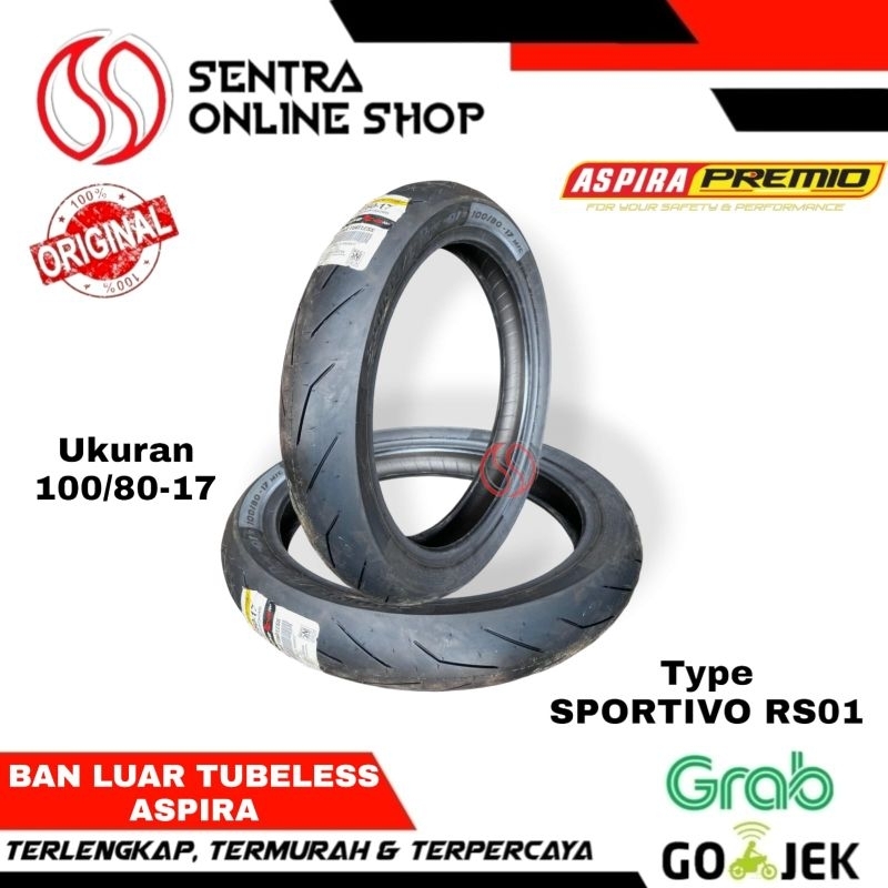 Jual Ban luar balap 100/80 17 rs01 rs 01 aspira premio | Shopee Indonesia