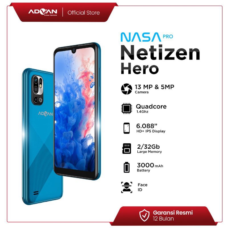 Jual ADVAN Smartphone NASA Pro 2GB/32GB Android 11 | Shopee Indonesia