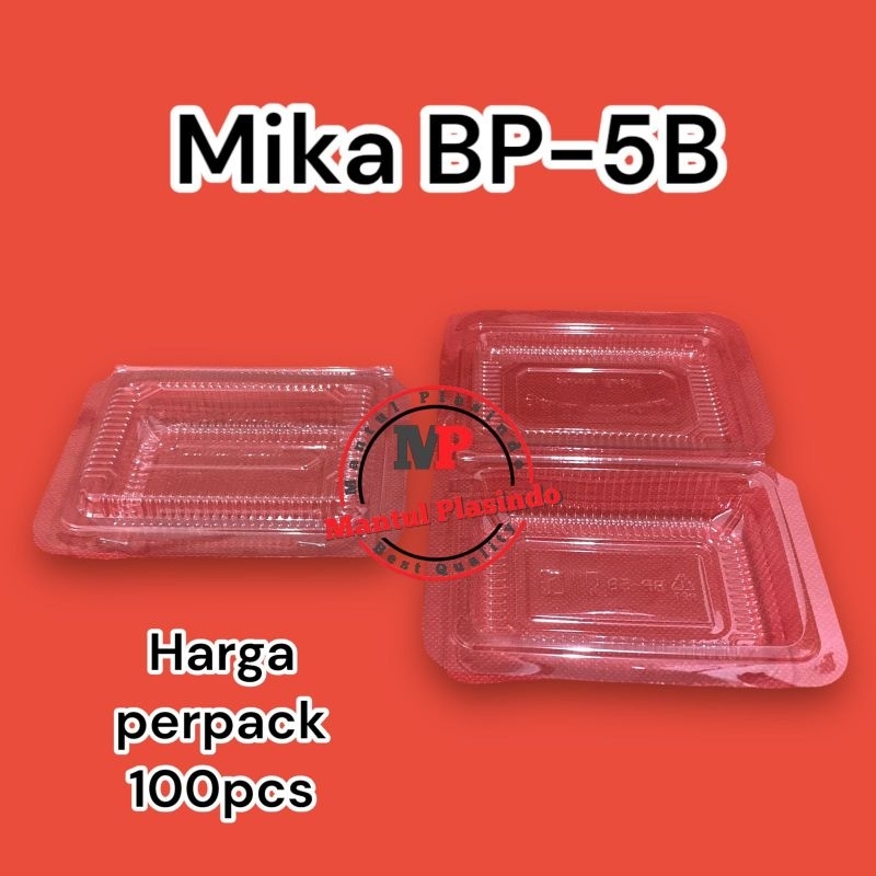 Jual isi 100pcs Mika 5B Bening / Mika Kemasan Kue Ukuran 5 5x 5xx ...