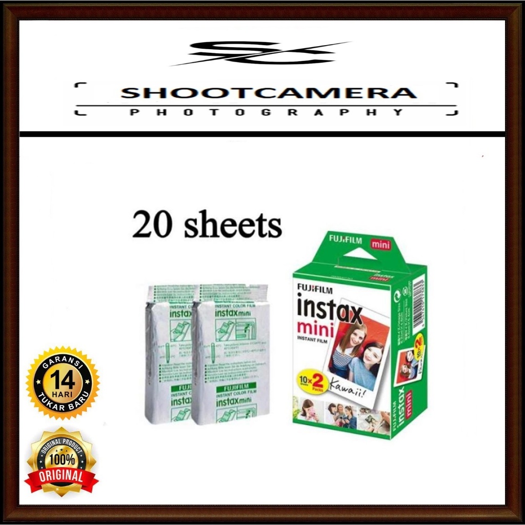 Jual PAPER INSTAX MINI POLOS ISI 10 SHEET - PAPER INSTAX MINI ISI 20 ...