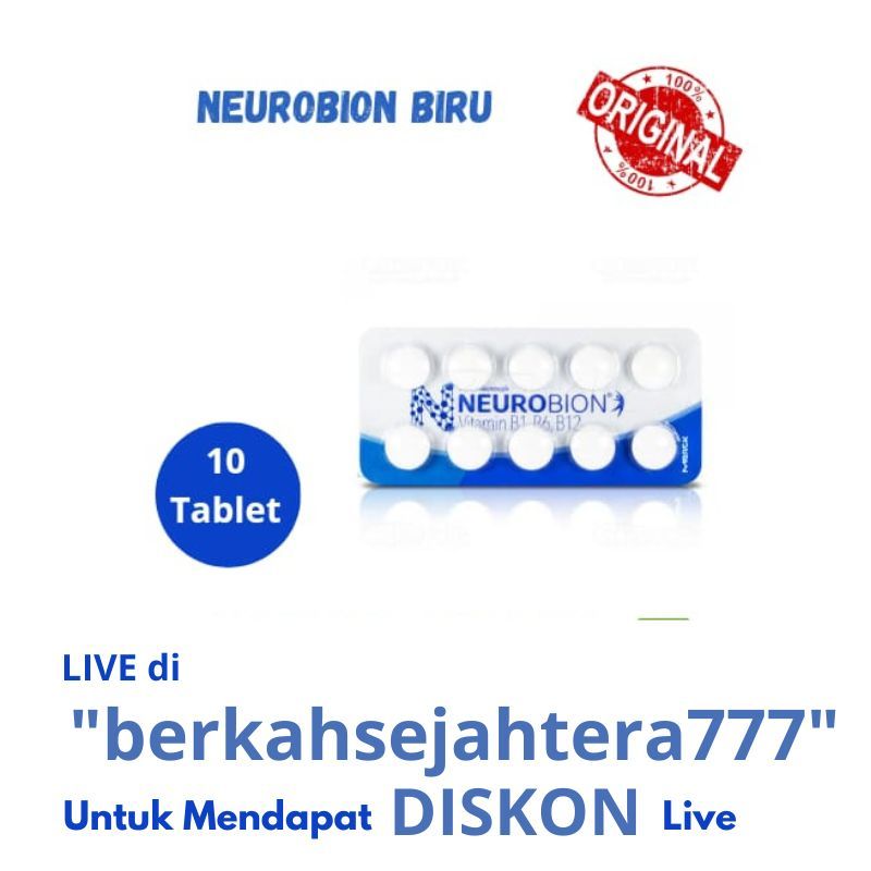 Jual NEUROBION BIRU - ISI 10 TABLET | Shopee Indonesia