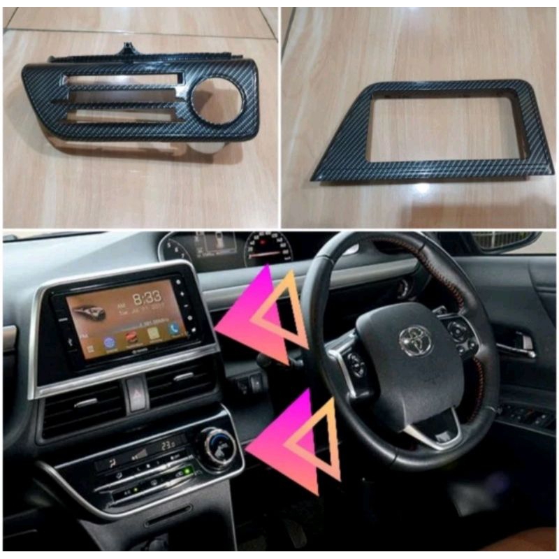 Jual Frame Panel Tape Audio Head Unit, AC Toyota Sienta | Shopee Indonesia