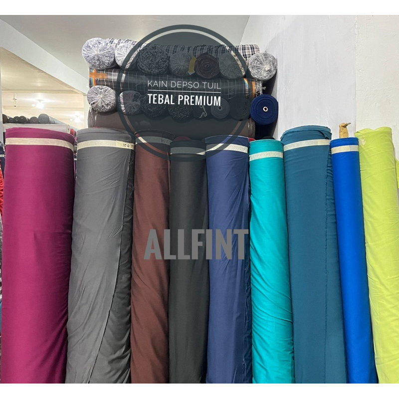 Jual Bahan kain despo tuil tebal premium Kain despo tuil stretch Kain ...