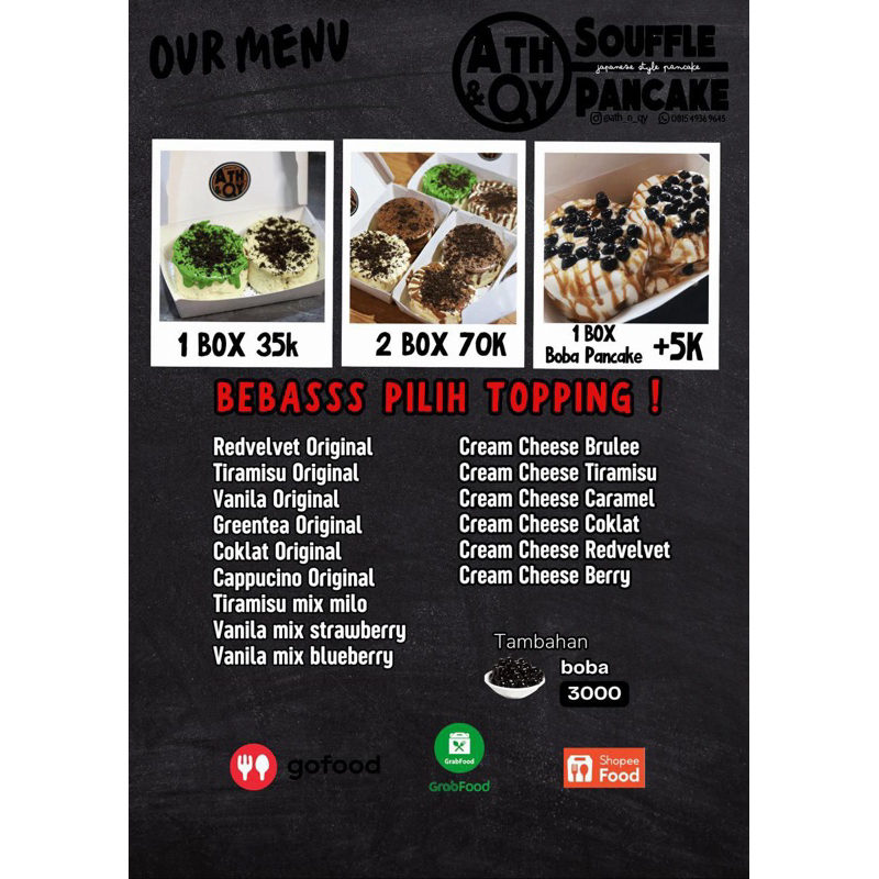 Jual STICKER , DAFTAR MENU DAN QRISS pesanan ka Hasanah | Shopee Indonesia