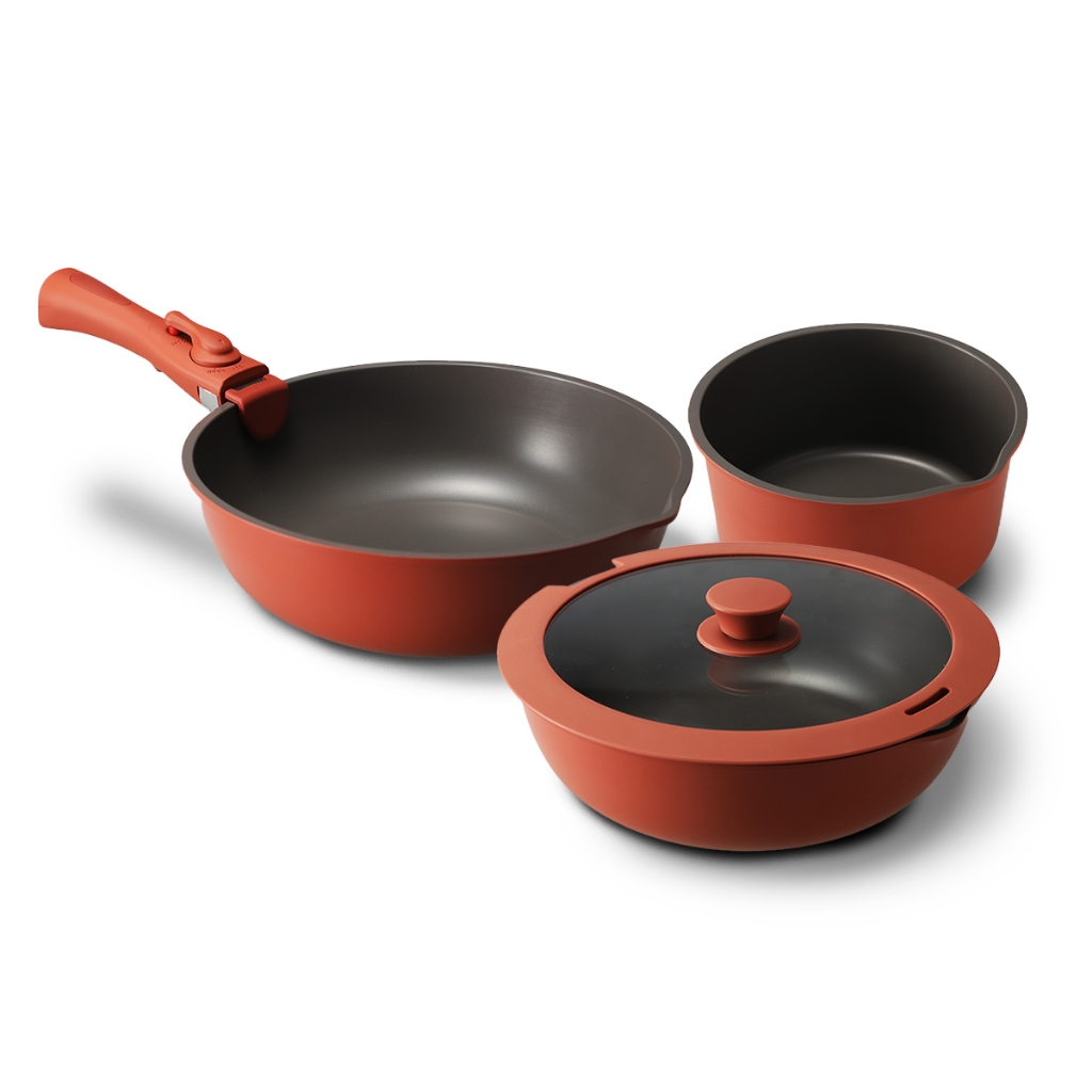 Jual Master Pan Clip 'n Stack Set Panci Non Stick dengan Gagang yang ...