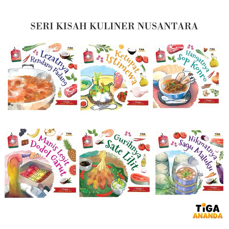 Jual Buku Cerita Anak / Seri Kisah Kuliner Nusantara | Shopee Indonesia